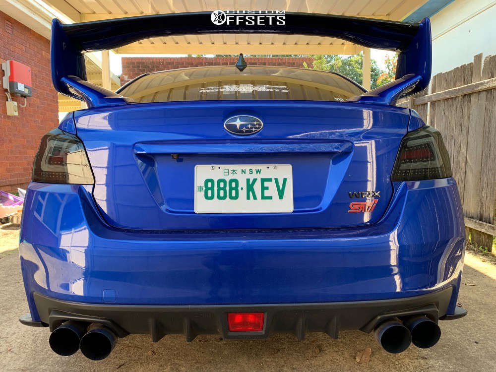 2015 Subaru WRX STI with 18x9.5 36 Rota Vector Pro and 245/40R18 ...