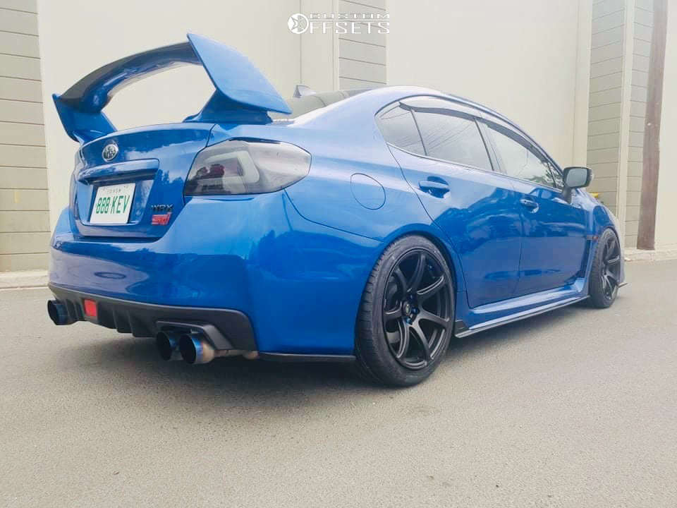 2015 Subaru WRX STI with 18x9.5 36 Rota Vector Pro and 245/40R18 ...