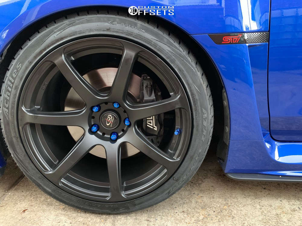 2015 Subaru WRX STI with 18x9.5 36 Rota Vector Pro and 245/40R18 ...