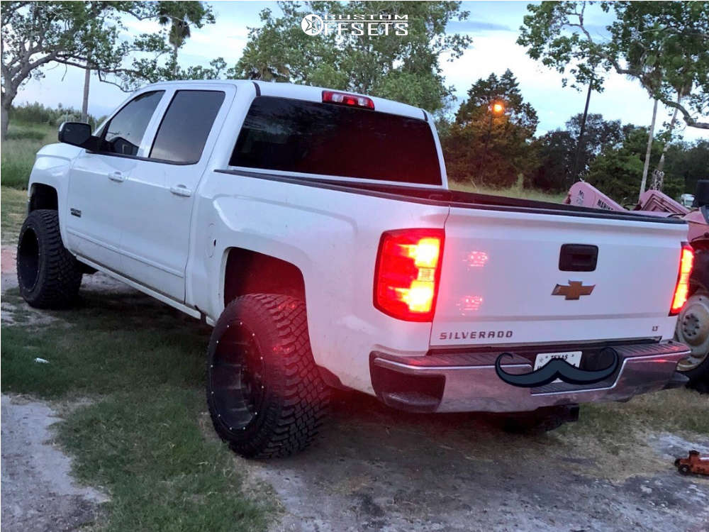 2018 Chevrolet Silverado 1500 with 20x12 -55 Vision Rocker and 33/12 ...