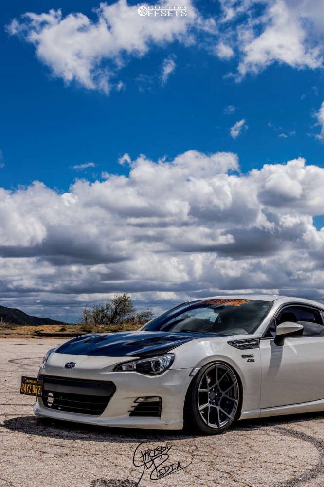 2015 Subaru BRZ Wheel Offset Tucked Air Suspension | 512605 | Custom ...