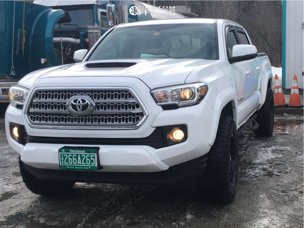 2016 Toyota Tacoma with 17x9 -12 Vision ARC and 265/70R17 Goodyear ...