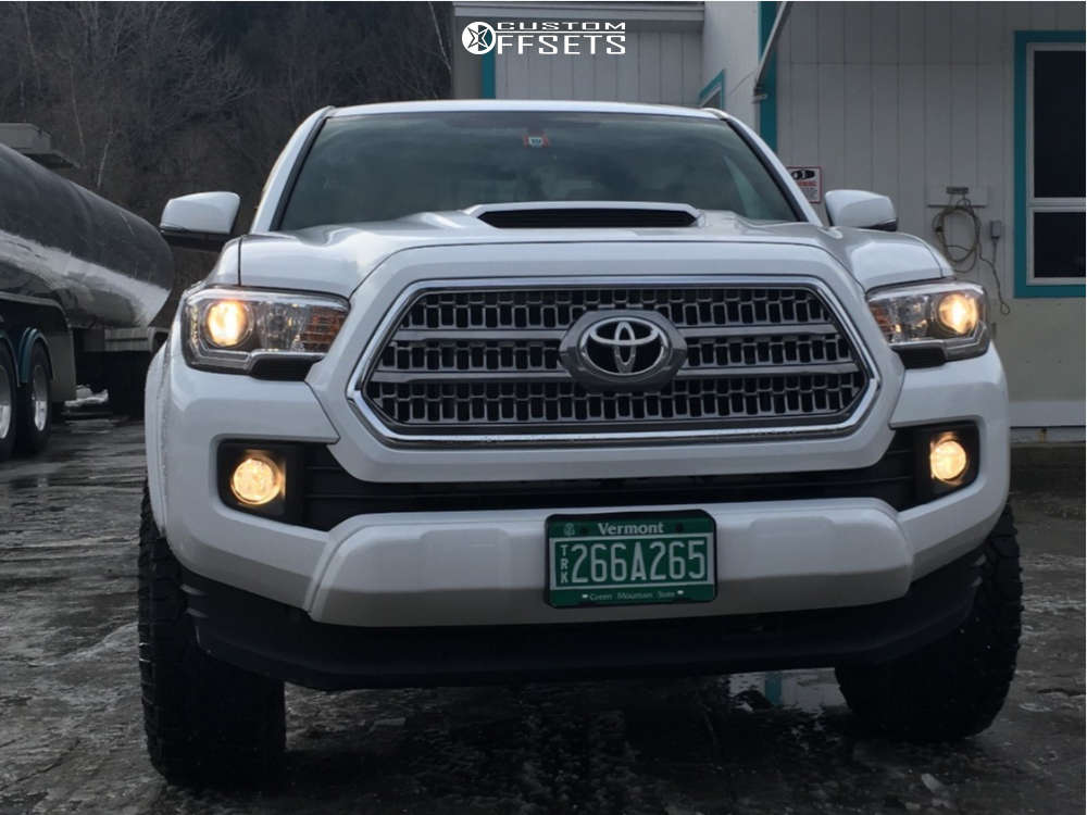 2016 Toyota Tacoma with 17x9 -12 Vision ARC and 265/70R17 Goodyear ...