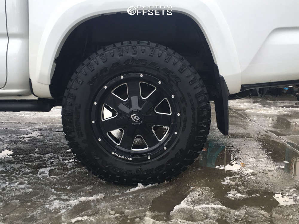 2016 Toyota Tacoma with 17x9 -12 Vision ARC and 265/70R17 Goodyear ...