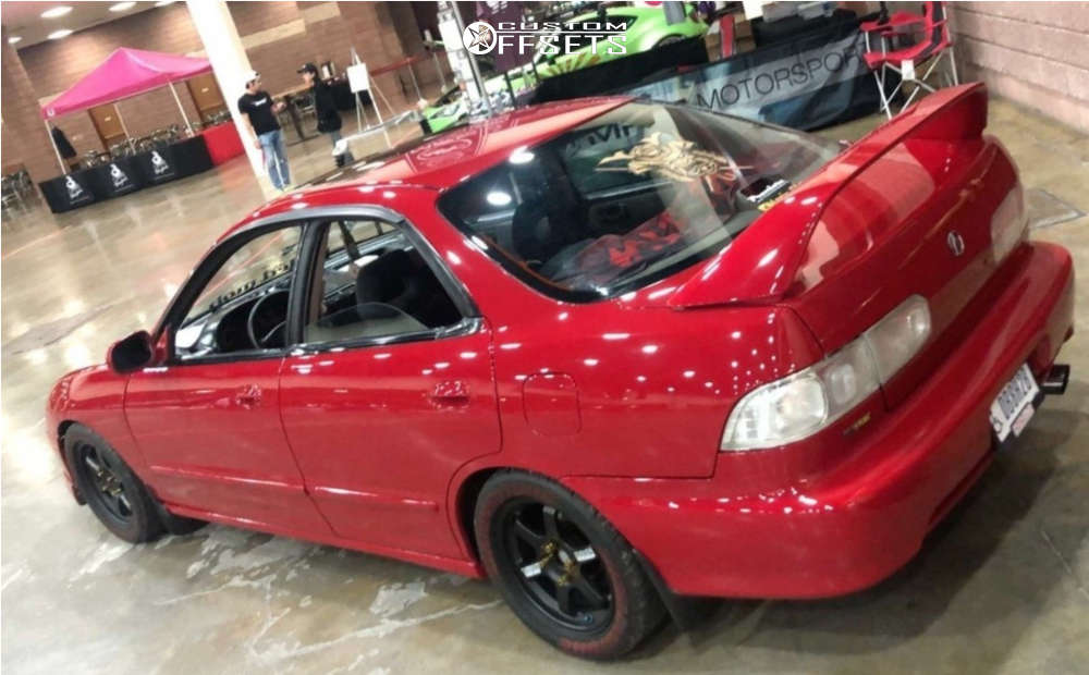 1994 Acura Integra with 15x7 35 Volk Te37 and 205/50R15 Bridgestone ...