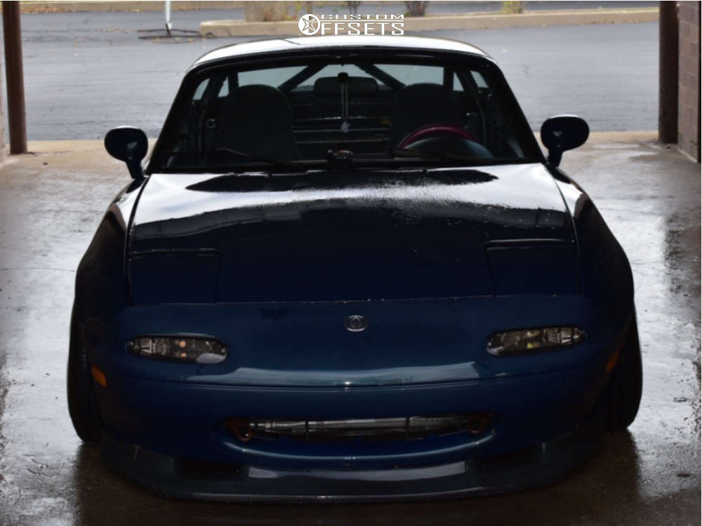 1996 Mazda Miata with 15x8 0 MST Time Attack and 175/50R15 Nexen Cp672 ...