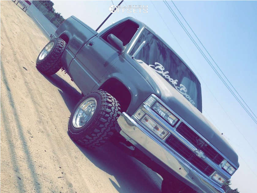 1988 Chevrolet K1500 with 15x12 -44 Weld Racing Typhoon and 29/10.5R15 ...