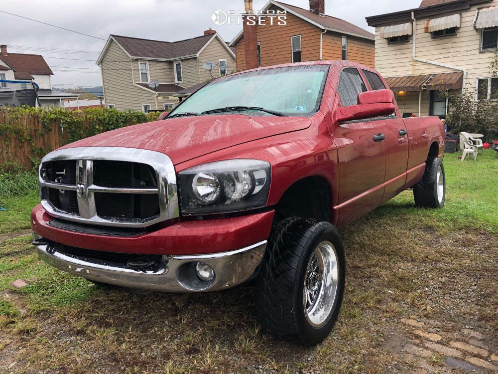 2008 Dodge Ram 2500 with 20x10 -24 Fuel Forged Ff66 and 285/50R20 Nitto ...