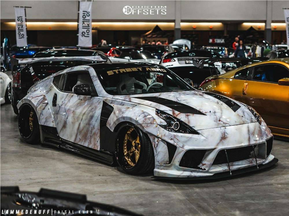 2009 Nissan 370Z with 19x11.5 -1 Leon Hardiritt Vertu and 265/30R19 ...