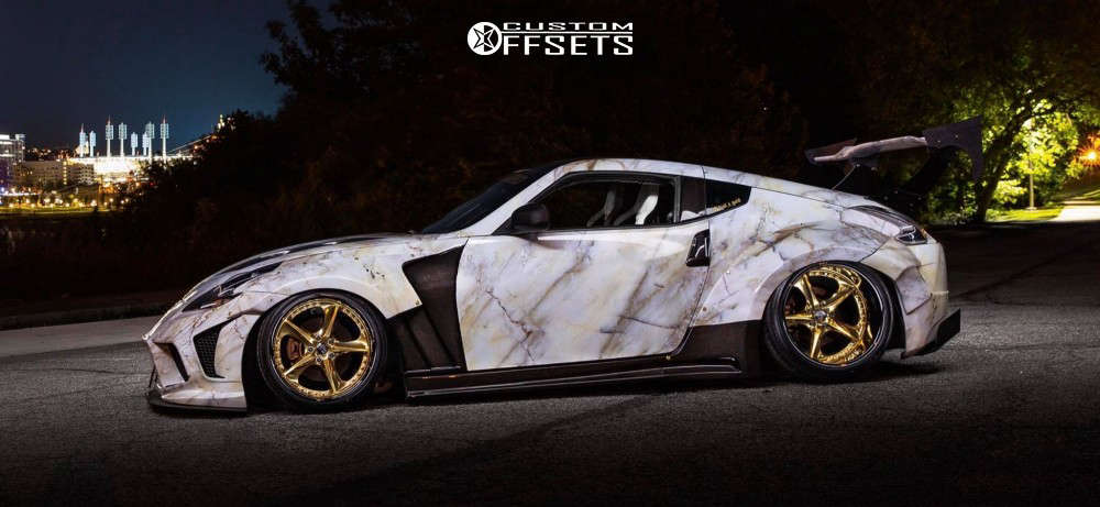 2009 Nissan 370Z with 19x11.5 -1 Leon Hardiritt Vertu and 265/30R19 ...