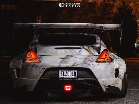 2009 Nissan 370Z with 19x11.5 -1 Leon Hardiritt Vertu and 265/30R19 ...