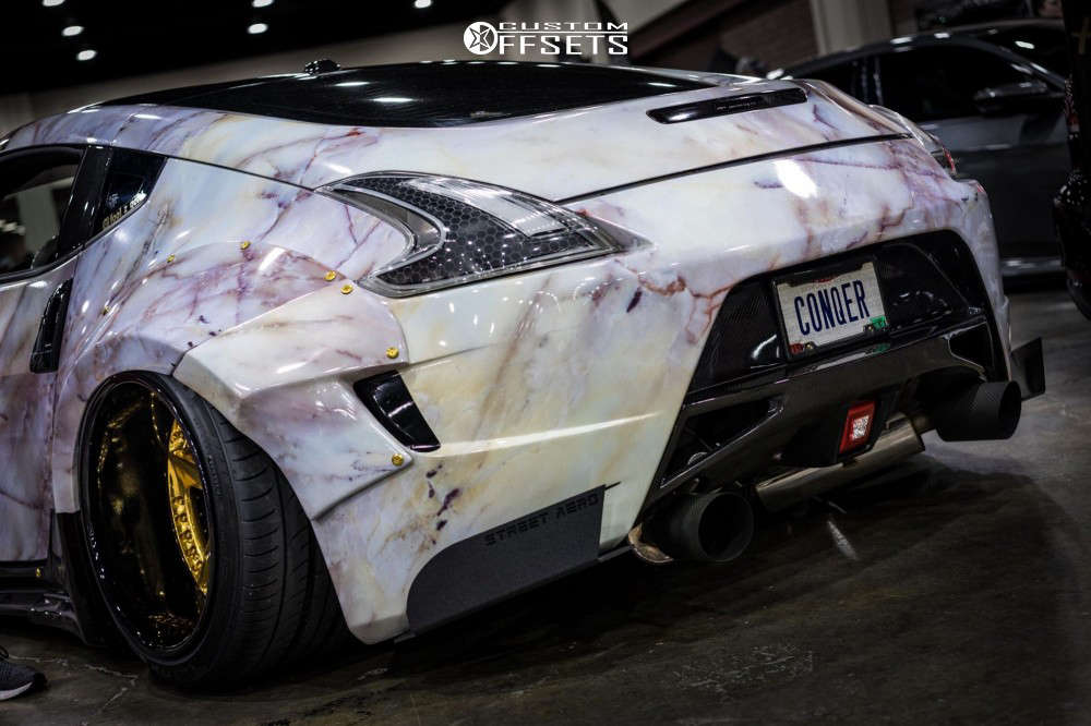 2009 Nissan 370Z with 19x11.5 -1 Leon Hardiritt Vertu and 265/30R19 ...
