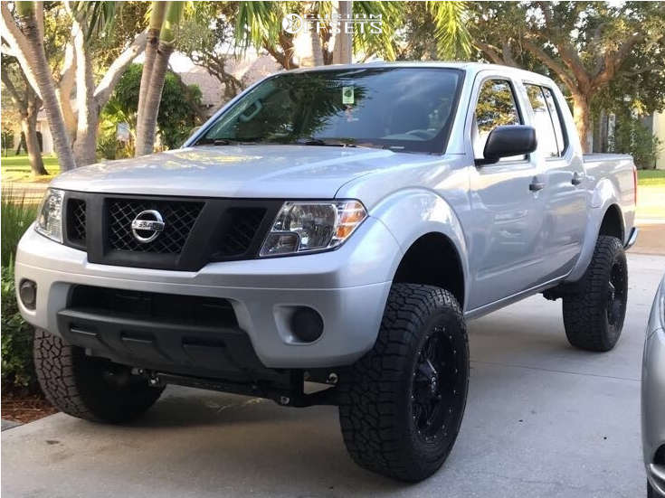2017 Nissan Frontier with 18x9 0 Fuel Hostage D531 and 275/70R18 Falken ...