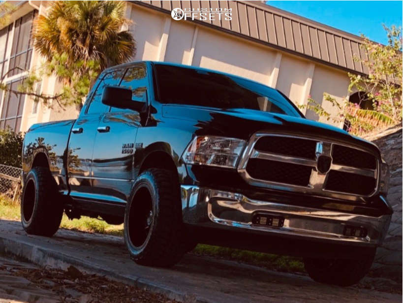 2016 Dodge Ram 1500 with 20x12 -44 American Truxx Striker and 33/12 ...