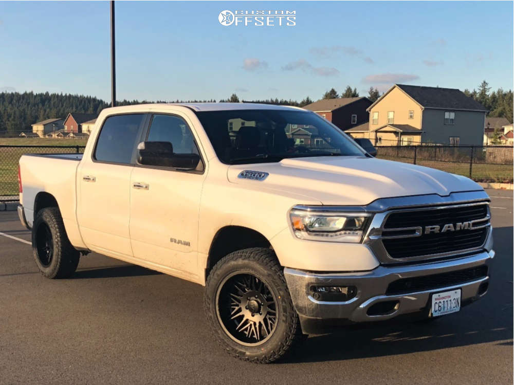 2019 Ram 1500 with 20x10 -25 Cali Offroad Rawkon and 275/60R20 Falken ...