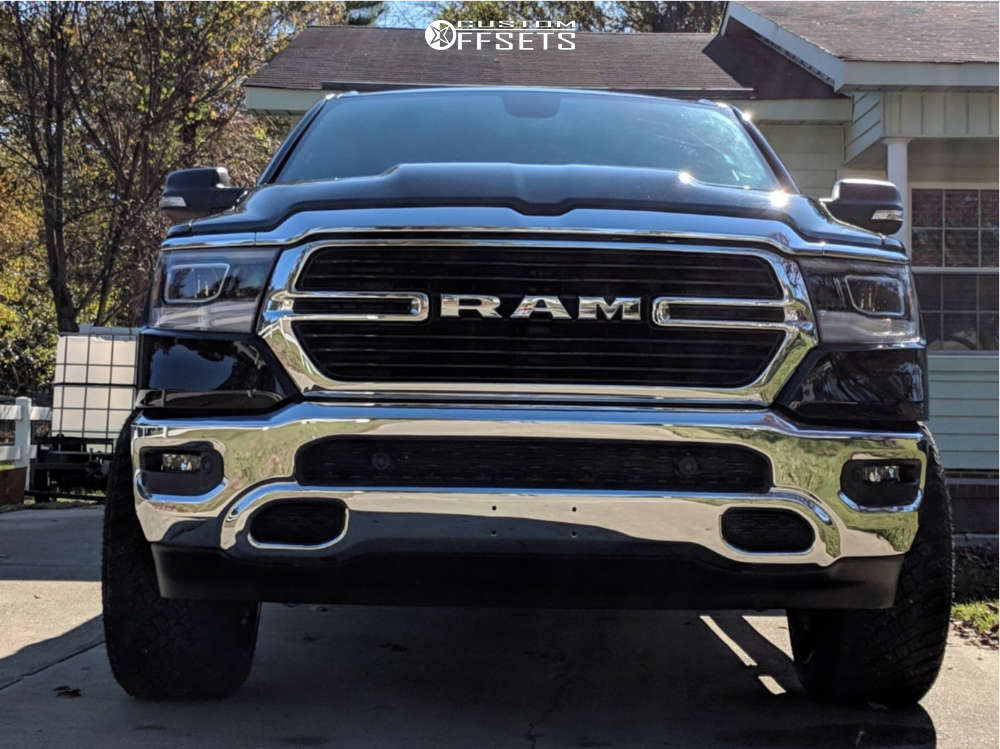 2019 Ram 1500 with 22x12 -44 TIS 544BM and 305/45R22 Atturo Trail Blade ...