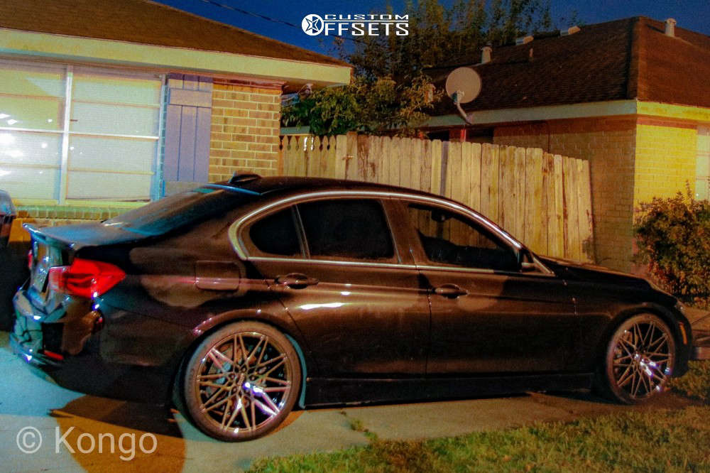 2016 BMW 328i with 19x8.5 35 VMR V801 and 235/35R19 Michelin Pilot ...