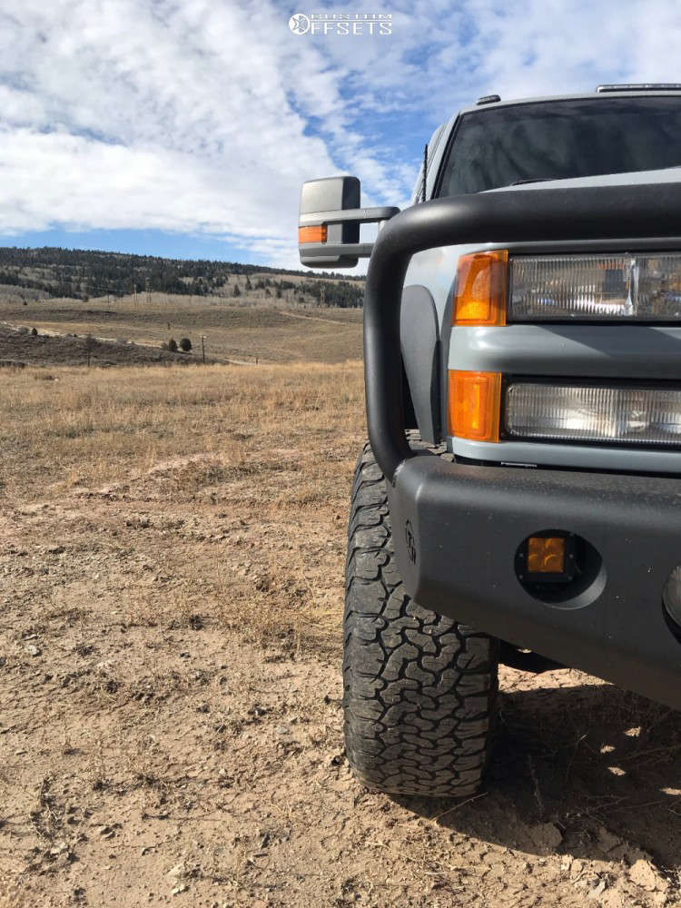 1998 Chevrolet K2500 Suburban with 16x8 -6 Black Rock Type 8 and 315 ...
