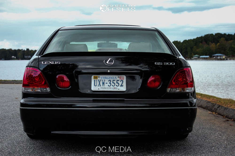 2001 Lexus GS300 with 18x9.5 35 Rotiform Tmb and 225/40R18 Westlake ...