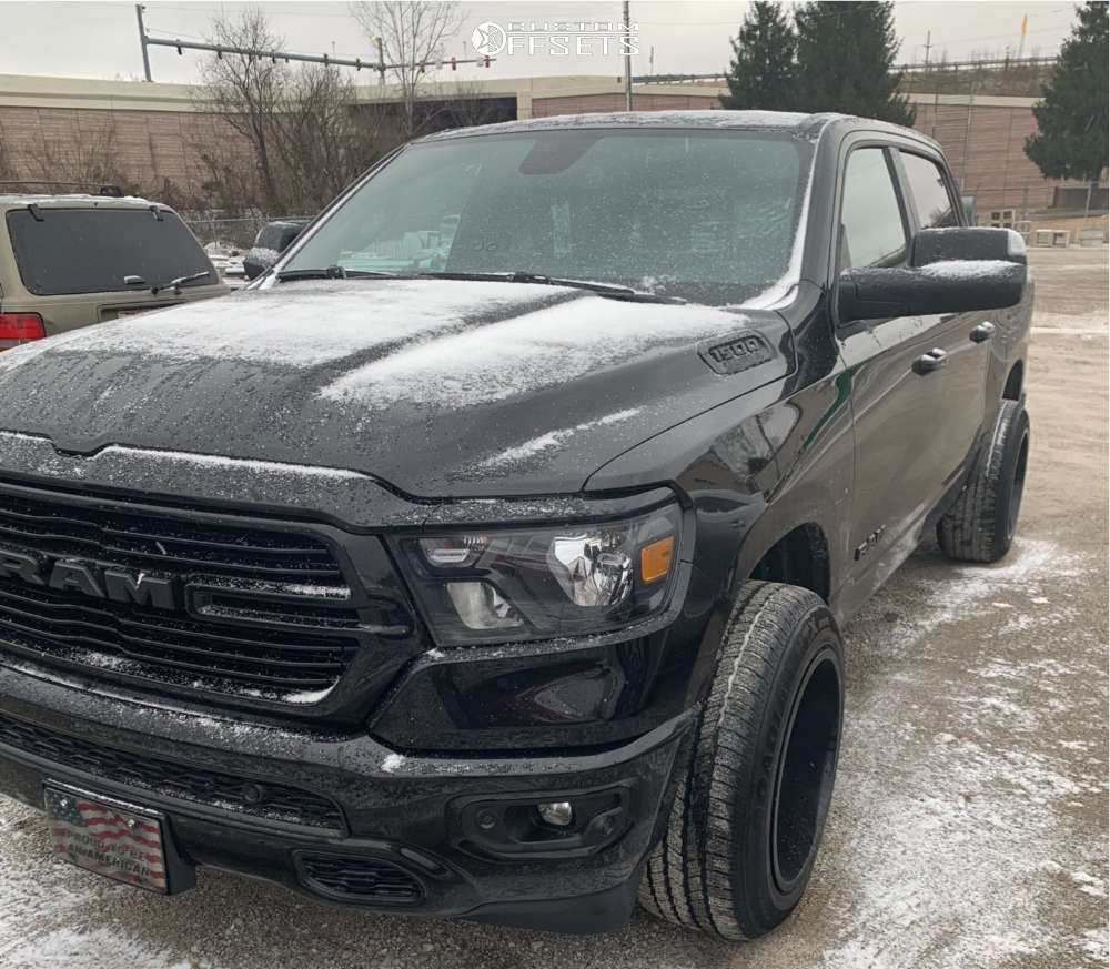 2019 Ram 1500 with 20x12 -44 DWG Offroad Dw14 and 275/55R20 Nexen ...