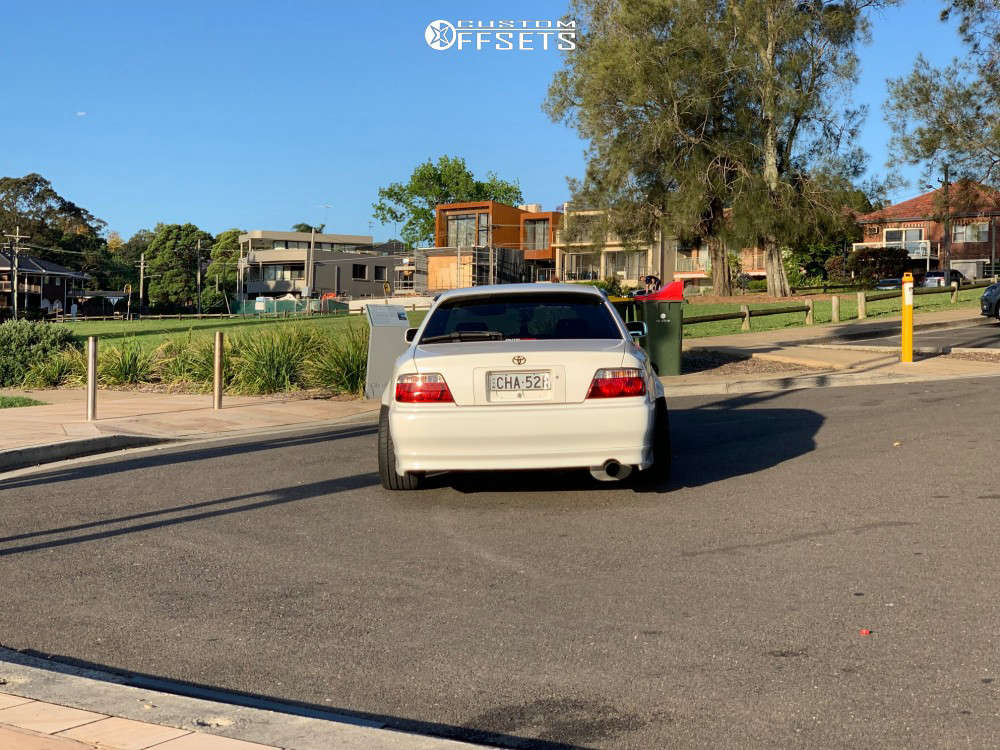 1998 Toyota Chaser with 18x9.5 -14 Volk Te37v and 235/40R18 Achilles ...