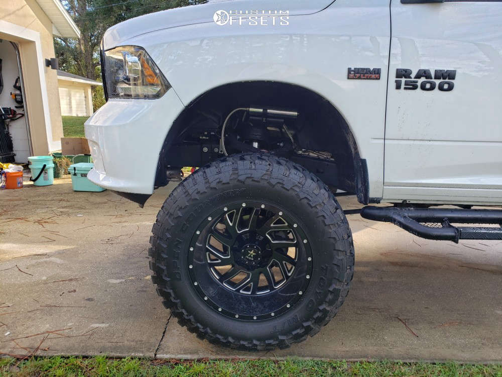 2017 Ram 1500 with 22x12 -44 RBP 65r and 40/15.5R22 Toyo Tires Open ...