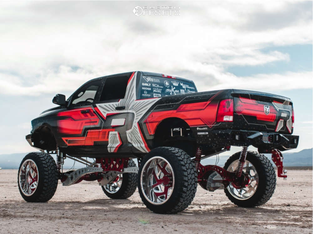 2017 Ram 2500 with 28x16 -120 RBP Forged Slayer and 42/15.5R28 Fury ...