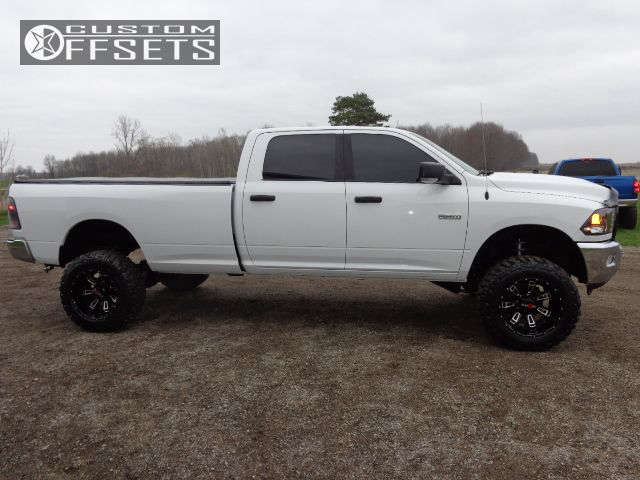 2011 Ram 2500 with 20x12 -44 Work Beast II and 35/12.5R20 Federal ...