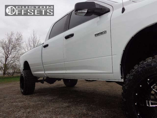 2011 Ram 2500 with 20x12 -44 Work Beast II and 35/12.5R20 Federal ...
