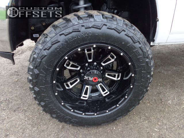 2011 Ram 2500 with 20x12 -44 Work Beast II and 35/12.5R20 Federal ...