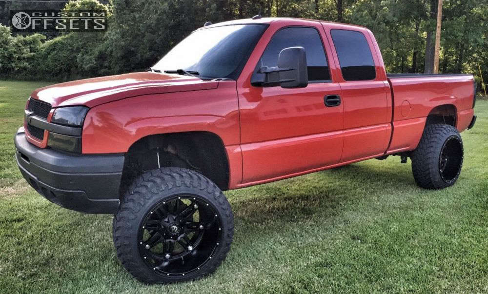 2005 Chevrolet Silverado 1500 with 22x14 -76 Fuel Hostage and 35/12 ...