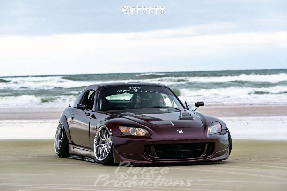 2008 Honda S2000 with 18x10 0 Work VS SS and 215/35R18 Achilles Atr ...