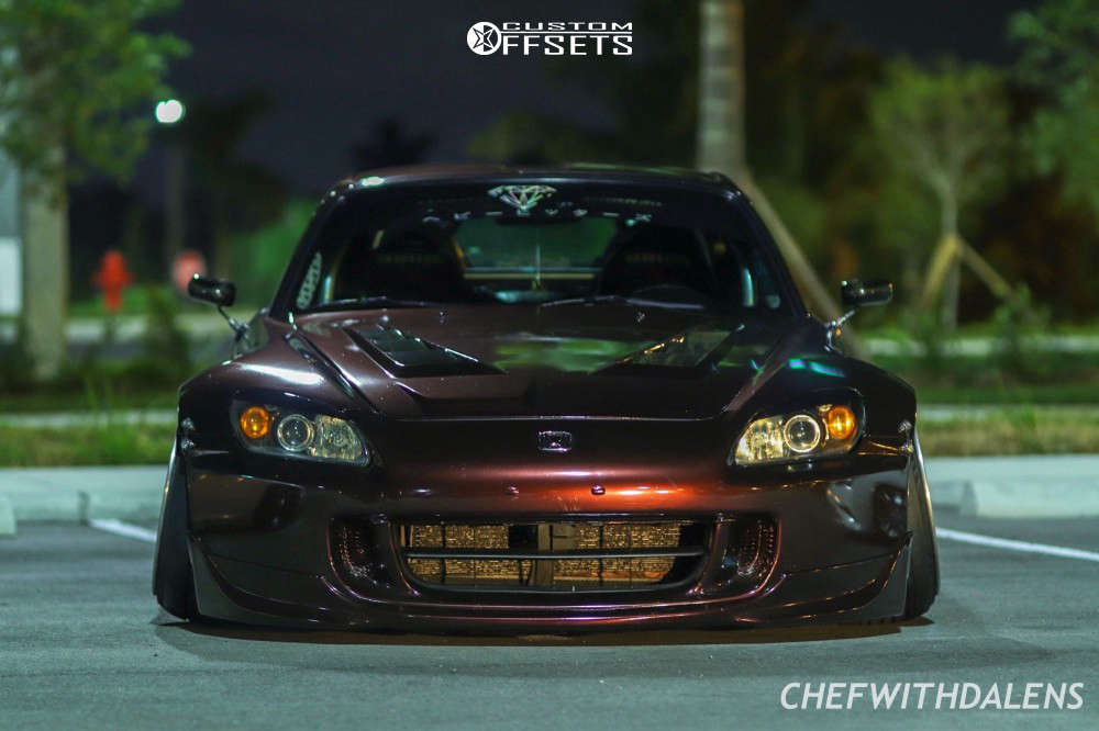 2008 Honda S2000 with 18x10 0 Work VS SS and 215/35R18 Achilles Atr ...