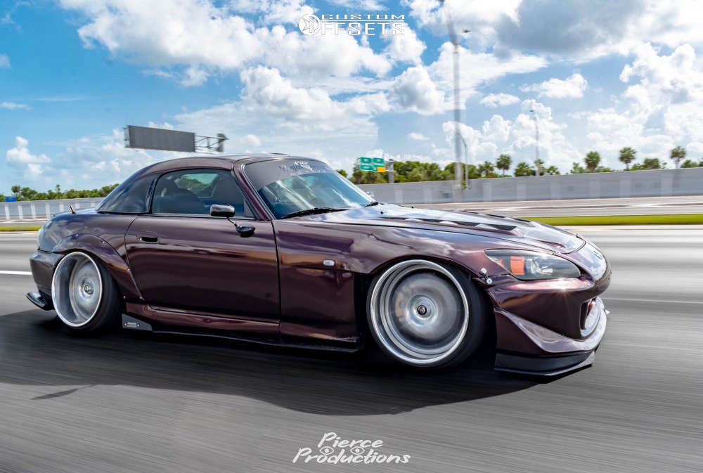 2008 Honda S2000 with 18x10 0 Work VS SS and 215/35R18 Achilles Atr ...