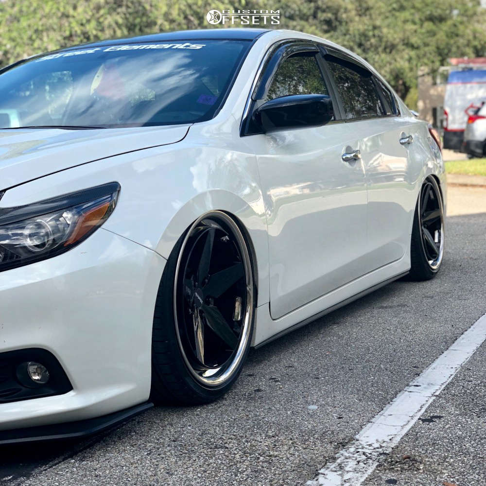 2017 Nissan Altima with 20x9 30 Klutch Slc3 and 235/35R20 Landsail ...