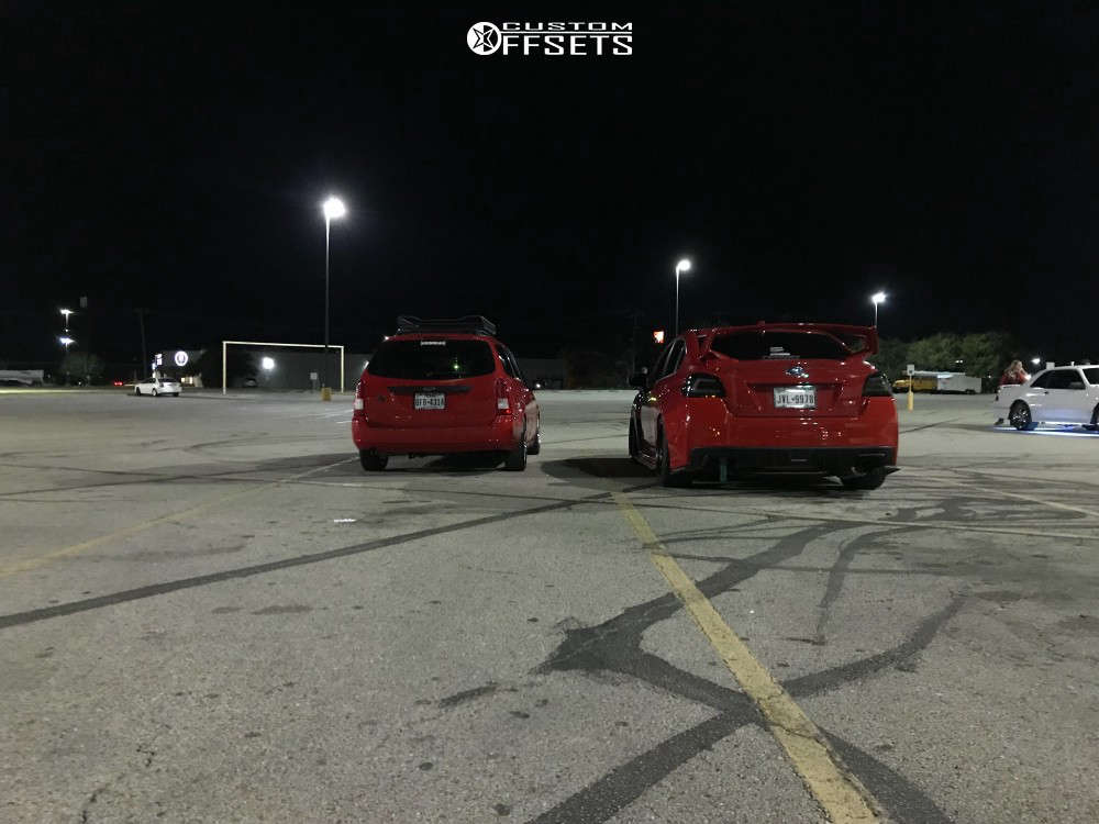 2017 Subaru WRX STI with 18x9.5 27 Enkei Nt03 and 265/35R18 Nexen N3000 ...