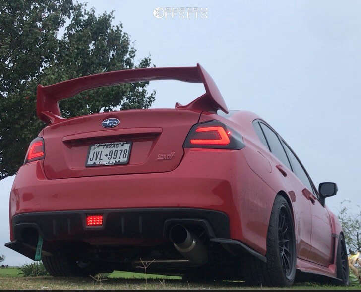 2017 Subaru WRX STI with 18x9.5 27 Enkei Nt03 and 265/35R18 Nexen N3000 ...
