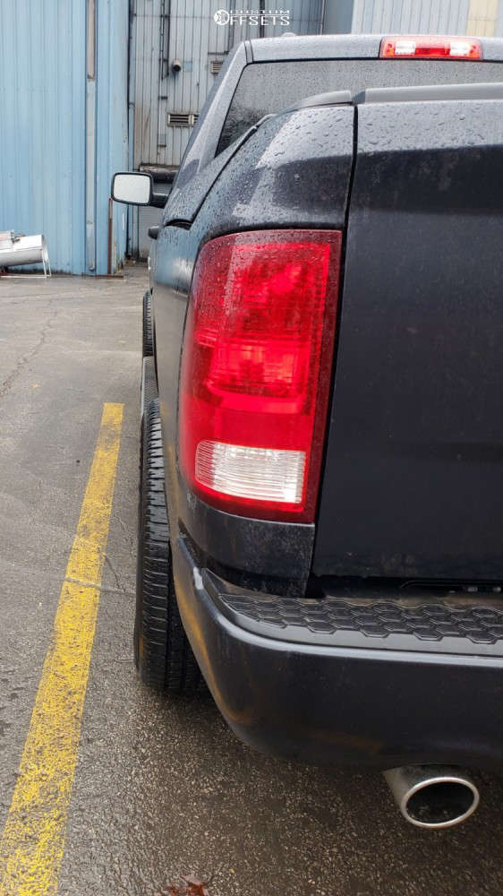 2018 Ram 1500 with 20x9 -12 Vision Bomb and 275/60R20 Goodyear Wrangler ...