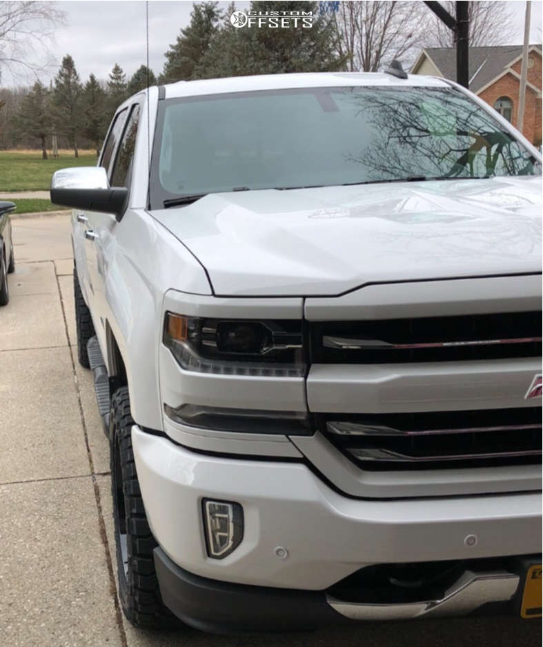 2017 Chevrolet Silverado 1500 with 20x9 1 Fuel Sledge and 275/55R20 ...