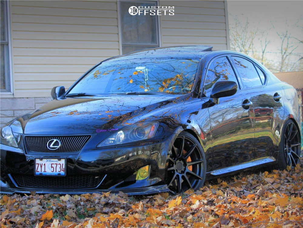 2008 Lexus IS350 with 19x8.5 35 Niche Essen and 225/35R19 Ohtsu Fp8000 ...