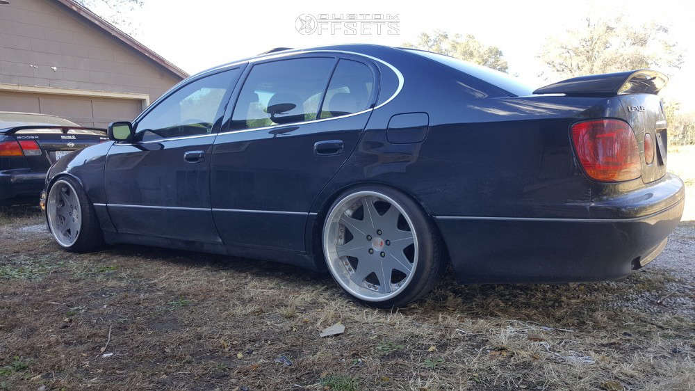 2001 Lexus GS430 with 19x10 15 Leon Hardiritt Waffe and 215/35R19 ...
