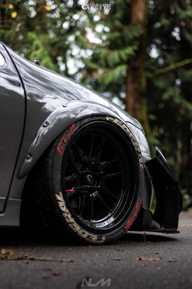 2003 Dodge Neon with 18x9.5 10 Cosmis Racing XT-206R and 255/35R18 ...