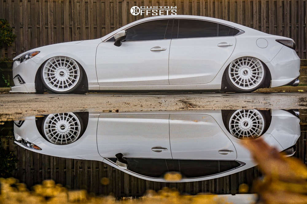 2016 Mazda 6 with 20x10 42 Rotiform Las-r and 245/30R20 Lexani Lx ...