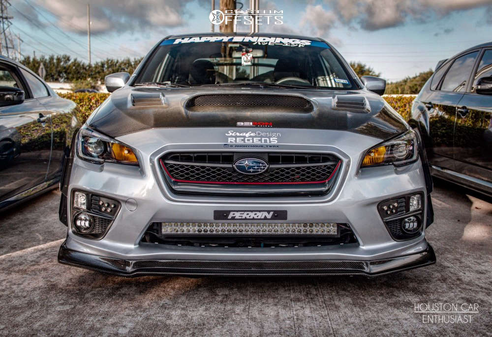 2015 Subaru WRX with 18x9.5 35 Regen5 R32 and 225/40R18 Falken Azenis ...