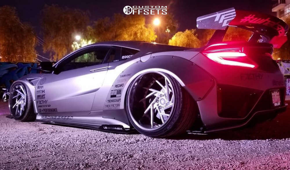 2017 Acura NSX with 20x10 -10 Tecnocraft Forged DocZilla Custom and 245 ...