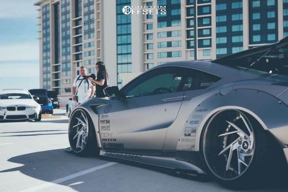 2017 Acura NSX with 20x10 -10 Tecnocraft Forged DocZilla Custom and 245 ...