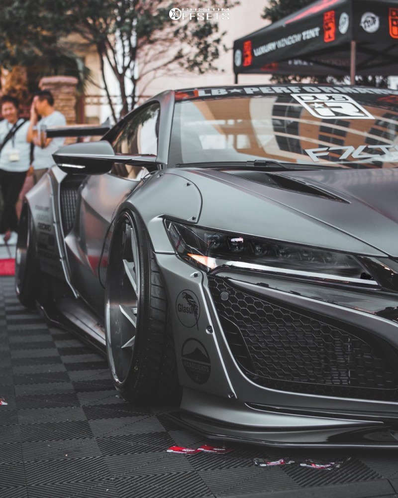 2017 Acura NSX with 20x10 -10 Tecnocraft Forged DocZilla Custom and 245 ...