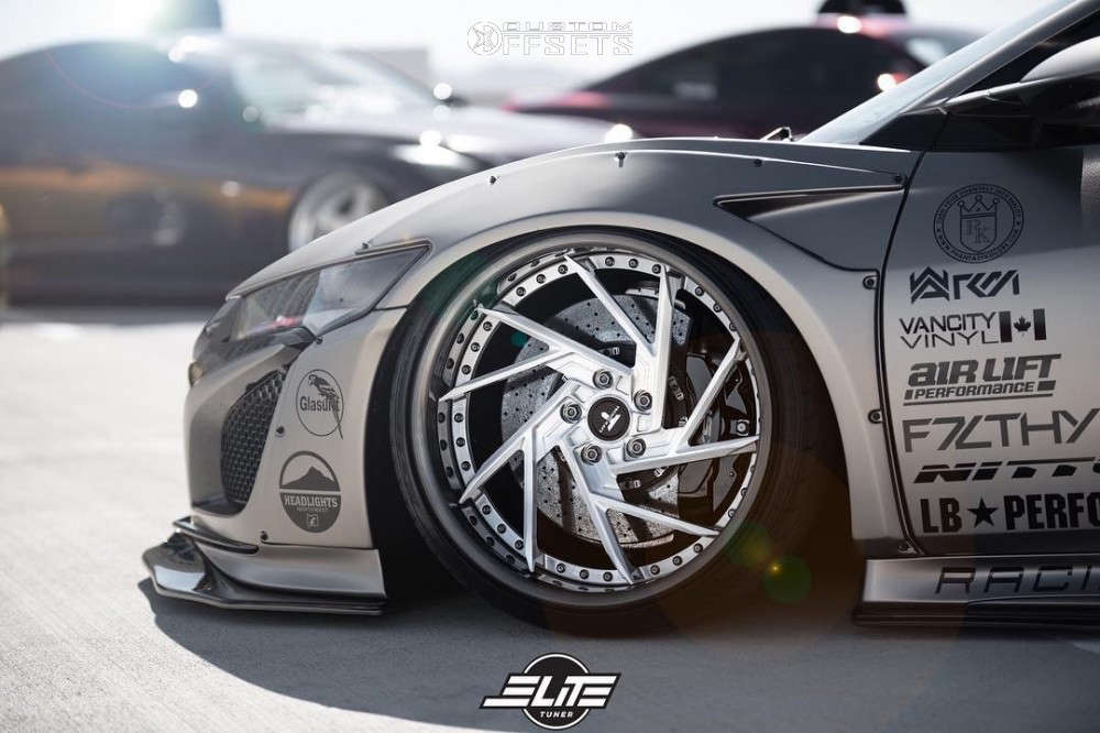 2017 Acura NSX with 20x10 -10 Tecnocraft Forged DocZilla Custom and 245 ...