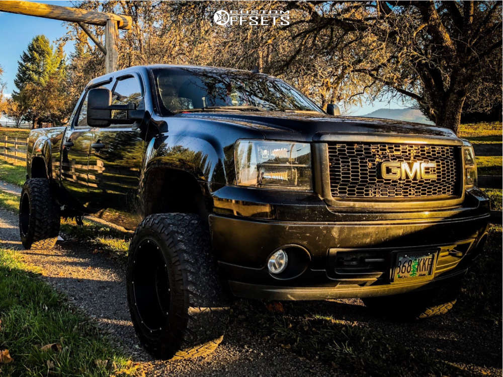2008 GMC Sierra 1500 with 20x12 -51 Vision Rocker and 35/12.5R20 Nitto ...
