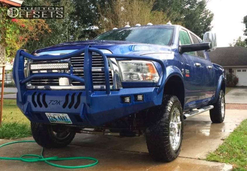 2012 Ram 2500 with 18x9 12 Raceline Raptor and 275/70R18 Goodyear ...